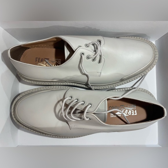 Salvatore Ferragamo | Shoes | Salvatore Ferragamo Ninja Gull Grey Laces ...